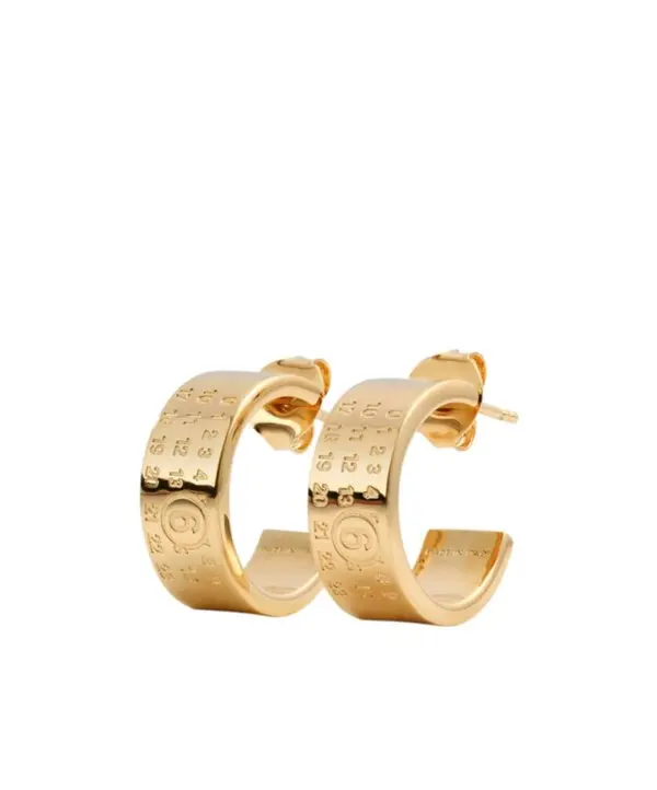 MAISON MARGIELA Numeric Hoop Earrings