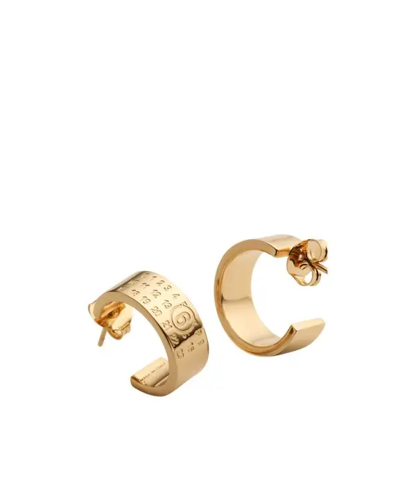 MAISON MARGIELA Numeric Hoop Earrings