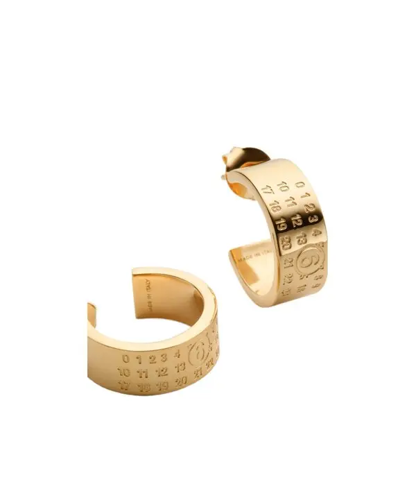 MAISON MARGIELA Numeric Hoop Earrings