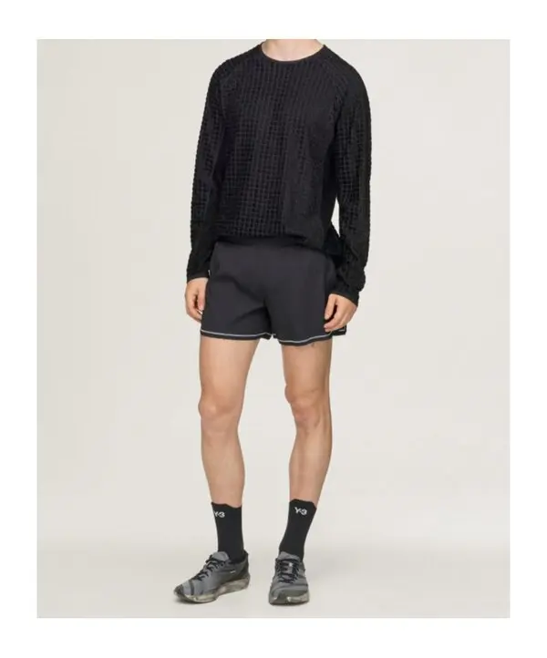 Y3 Reversible Waffle-knit T-shirt