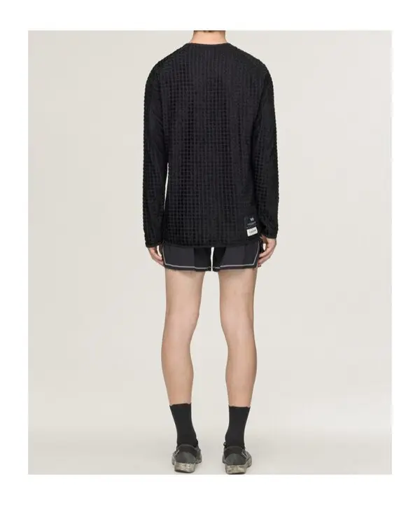 Y3 Reversible Waffle-knit T-shirt
