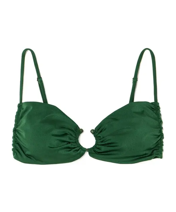 Johanna Ortiz Embellished Bikini Top