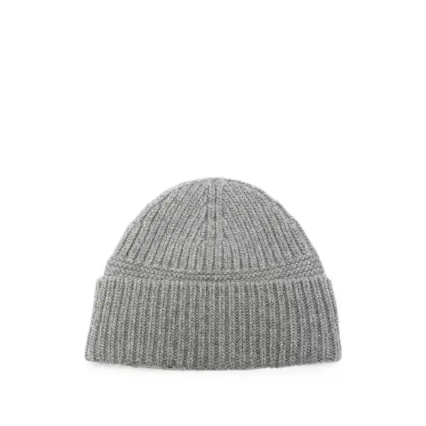 Miu Miu Logo-patch Ribbed-knit Wool Beanie