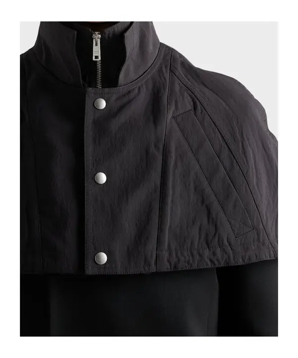 Prada Hooded Short Cape
