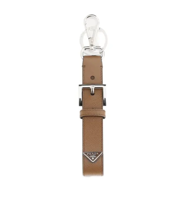 Prada Logo Detail Keychain