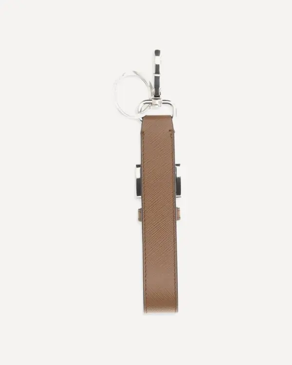 Prada Logo Detail Keychain