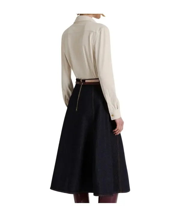 Alberta Ferretti Long Sleeve Lapel Collar Bodysuit - No