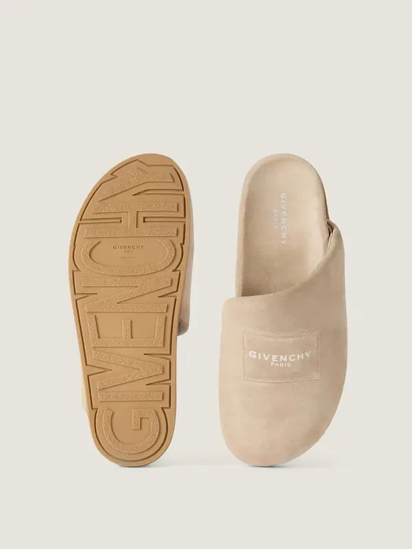 Givenchy Puffy Mules In Suede