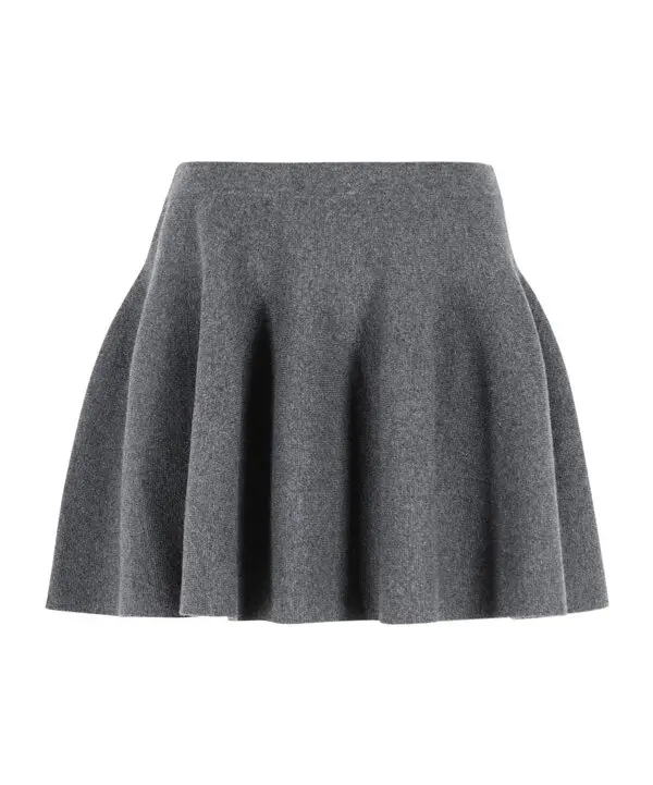 LISA YANG Wren Cashmere Miniskirt - Grey