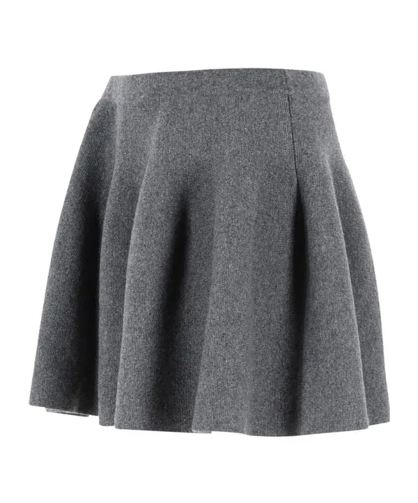 LISA YANG Wren Cashmere Miniskirt - Grey