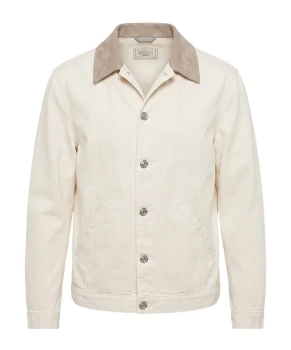 Brunello Cucinelli Collared Long-sleeved Casual Jacket