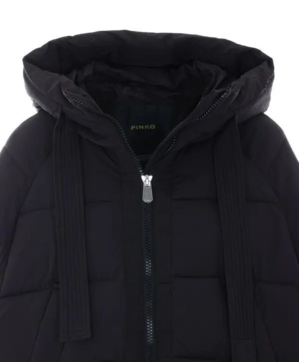 Pinko Hooded Zipped Puffer Jacket