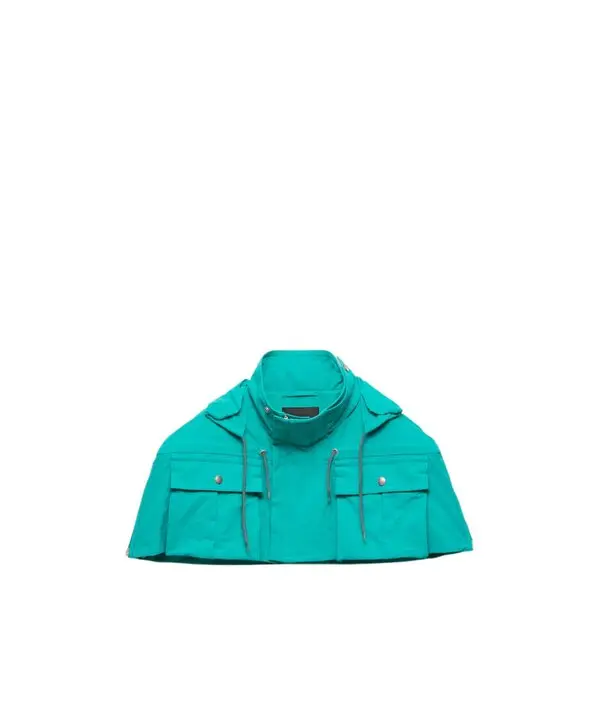 Prada Hooded Pocket Cape
