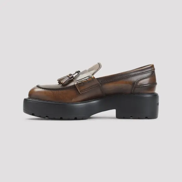 Miu Miu Round-toe Loafers