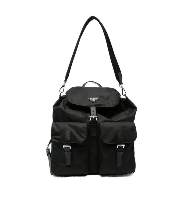 Prada Re-nylon Logo-plaque Backpack