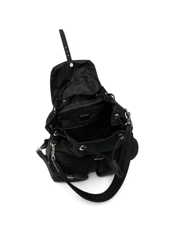 Prada Re-nylon Logo-plaque Backpack