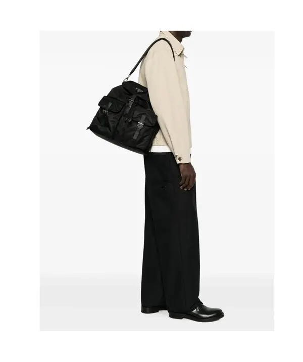 Prada Re-nylon Logo-plaque Backpack