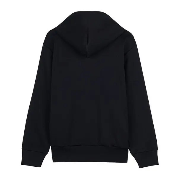 Comme Des Garçons Logo Patch Full Zip Hoodie