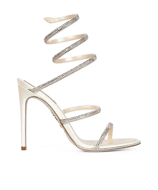Rene Caovilla Embellished Stiletto Heeled Sandals
