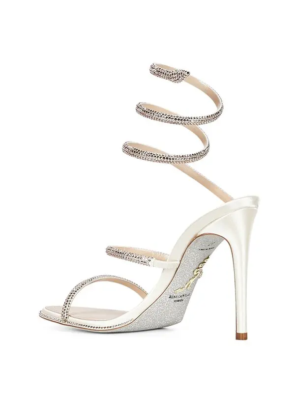 Rene Caovilla Embellished Stiletto Heeled Sandals