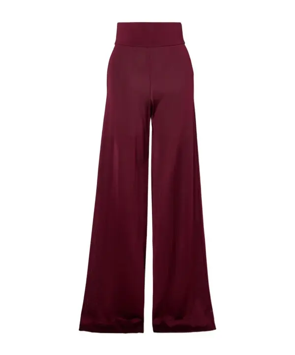 Galvan Draped Cuffed Wide-leg Trousers