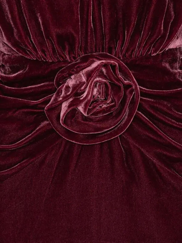 ROTATE BY BIRGER CHRISTENSEN Silk Velvet Mini Dress
