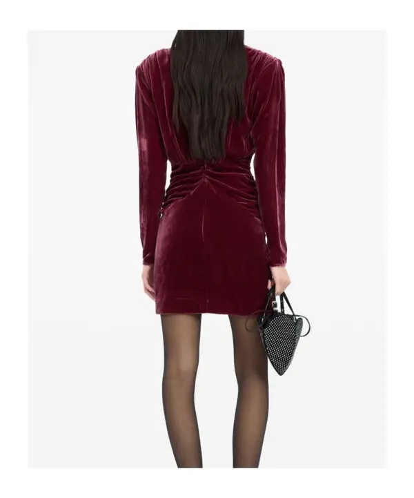 ROTATE BY BIRGER CHRISTENSEN Silk Velvet Mini Dress