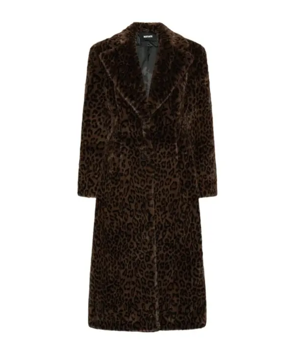 ROTATE BY BIRGER CHRISTENSEN Long Faux Fur Coats