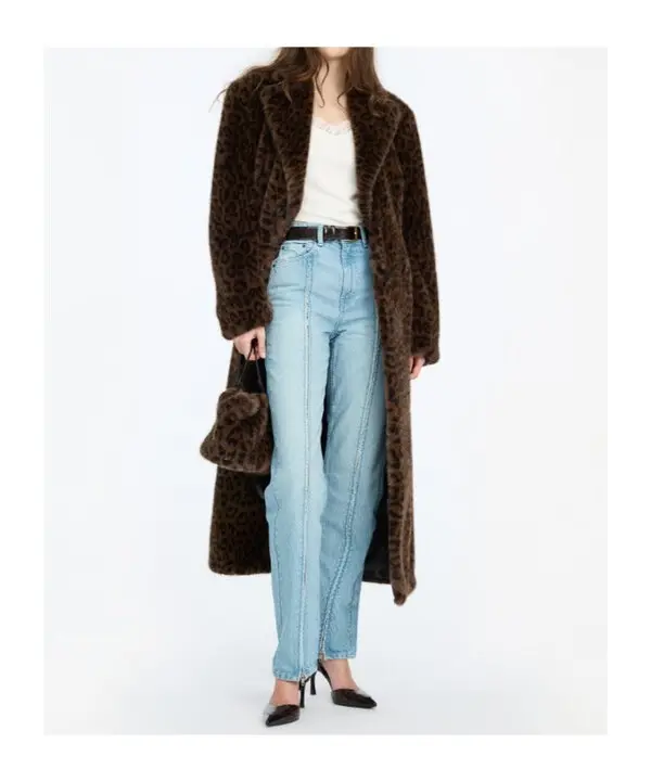 ROTATE BY BIRGER CHRISTENSEN Long Faux Fur Coats
