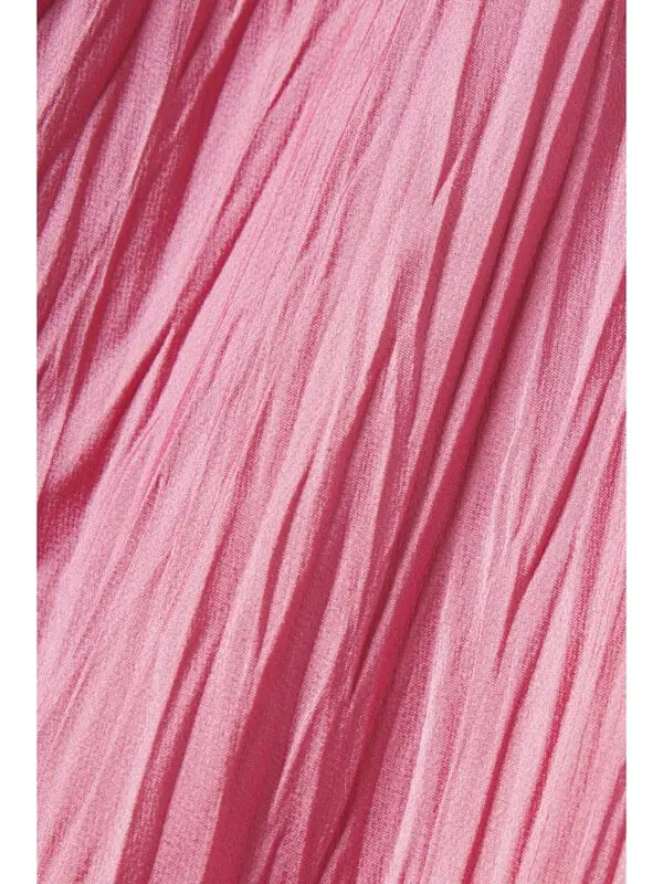 A.L.C. Plissé-satin Maxi Dress