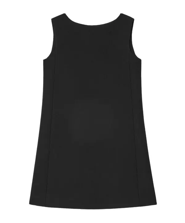 Celine Mini Dress In Grain De Poudre Wool