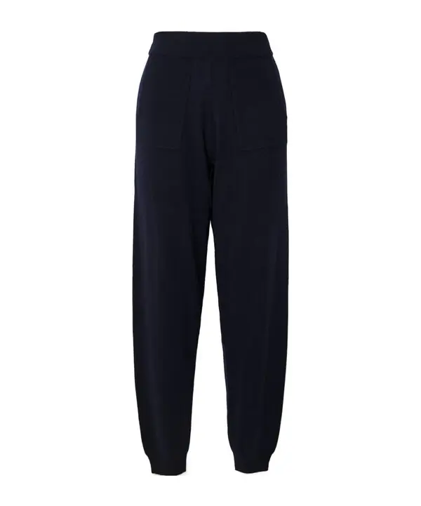 ALLUDE Wool And Cashmere-blend Tapered Track Pants