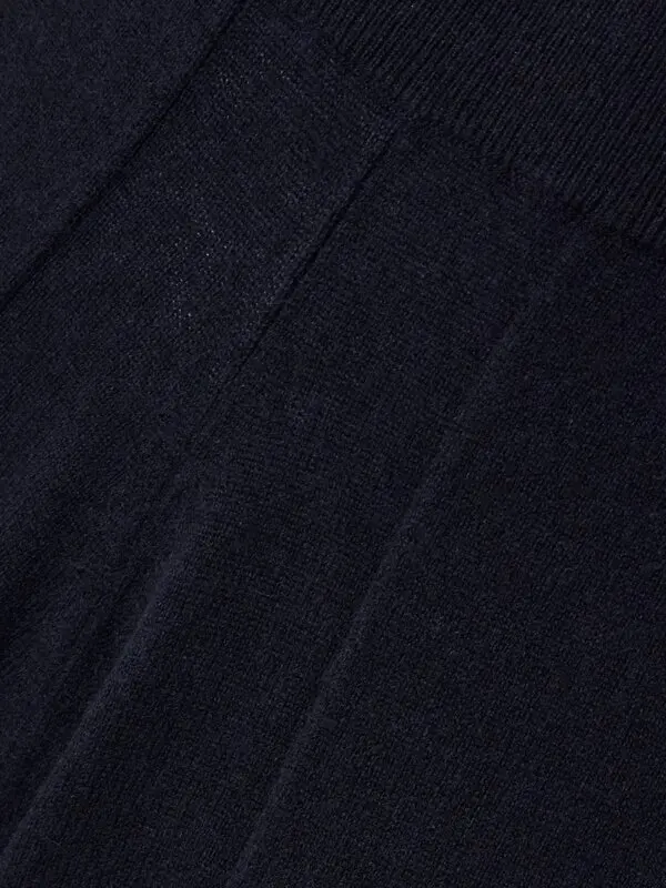 ALLUDE Wool And Cashmere-blend Tapered Track Pants