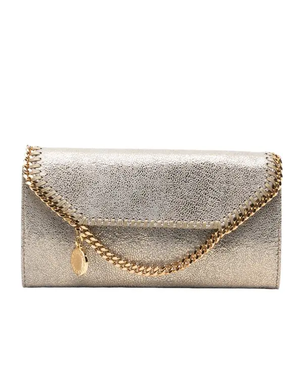 Stella McCartney Falabella Foldover Top Clutch Bag