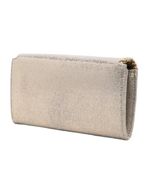 Stella McCartney Falabella Foldover Top Clutch Bag