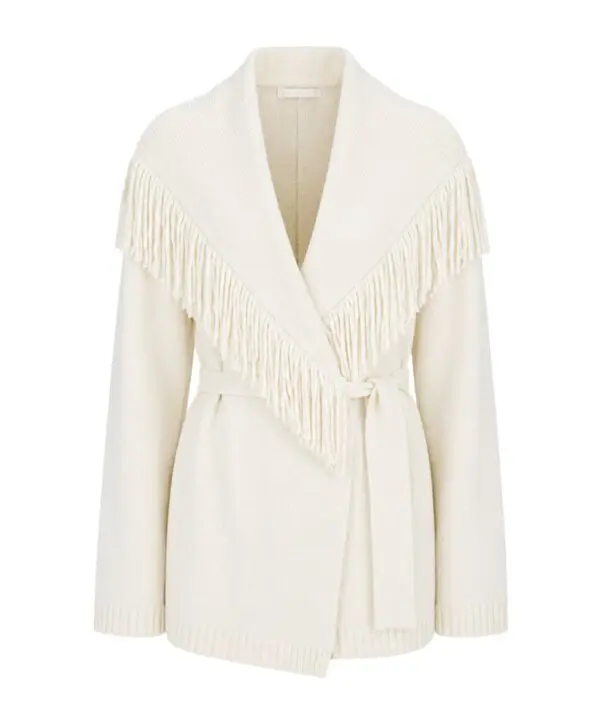 Federica Tosi Fringe Belted Cardigan - No