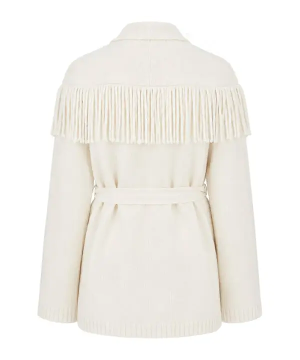 Federica Tosi Fringe Belted Cardigan - No