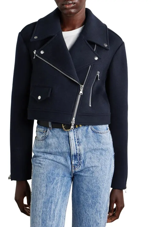 A.L.C. Cropped Biker Jacket