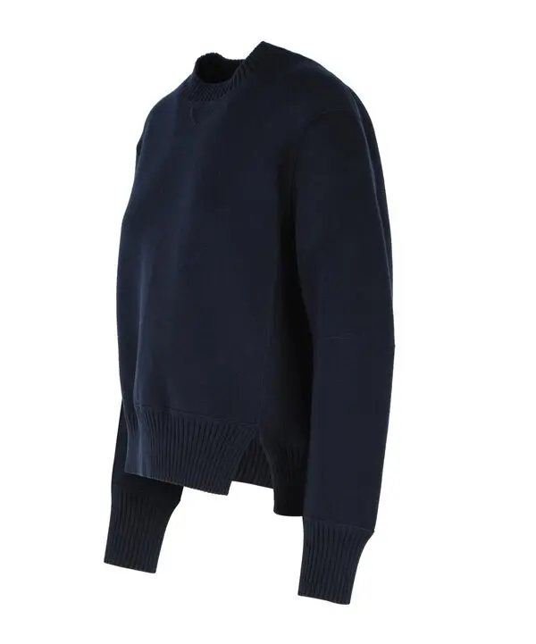 Sacai Crew-neck Knit Top