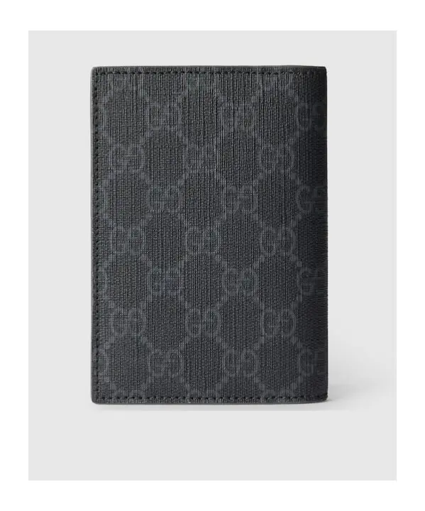 Gucci Gg Passport Case With Bordeaux Interior
