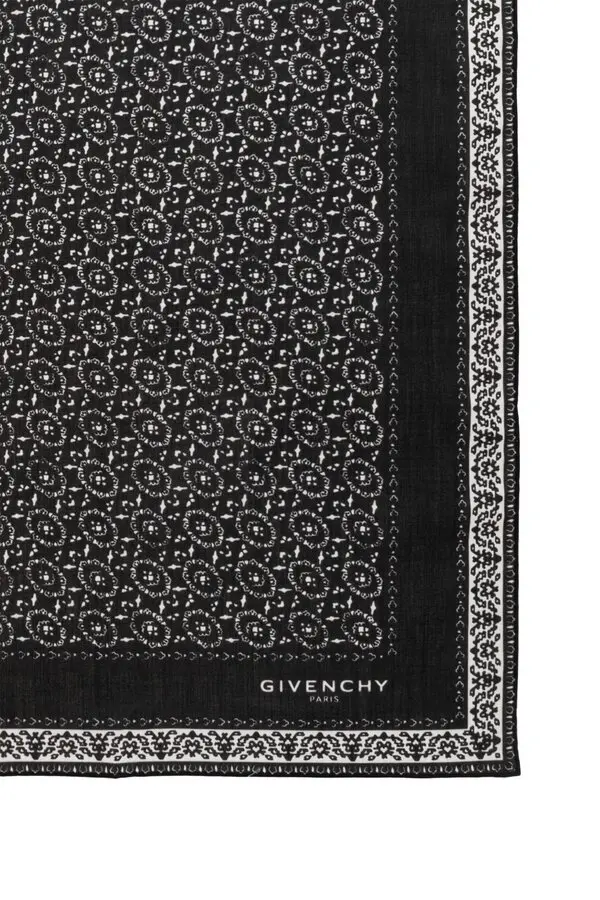 Givenchy Logo Detailed Square Scarf