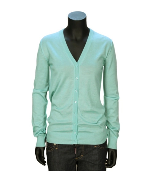 Dolce & Gabbana V-neck Long-sleeved Knitted Shirt - Green