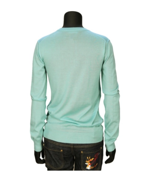 Dolce & Gabbana V-neck Long-sleeved Knitted Shirt