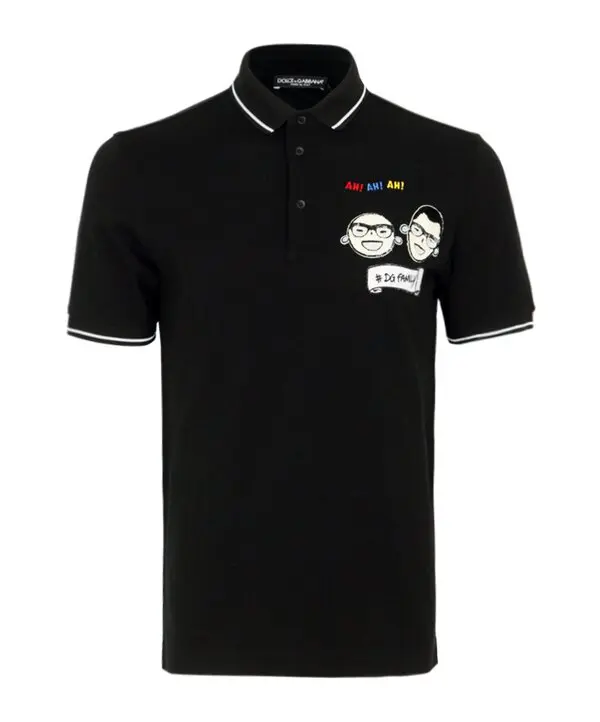 Dolce & Gabbana Polo Shirt With Lapel Short Sleeve