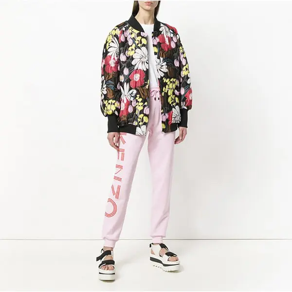 Kenzo Elastic Waist Casual Pants