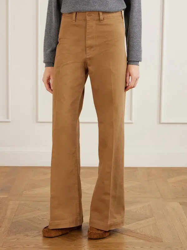 Polo Ralph Lauren Stretch Cotton-twill Flared Pants