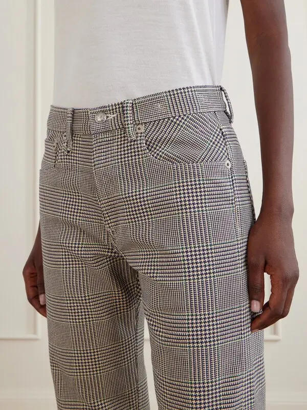R13 Bf Prince Of Wales Check Straight-leg Jeans