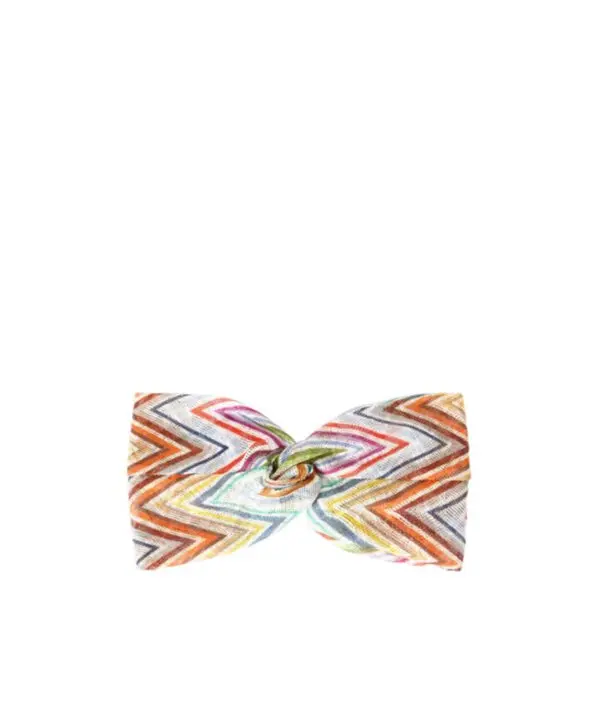 Missoni Zigzag-knit Twisted Headband