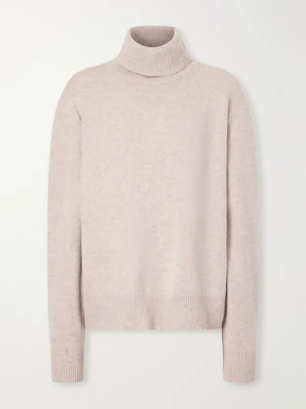 THE FRANKIE SHOP Gala Wool And Cashmere-blend Turtleneck Sweater