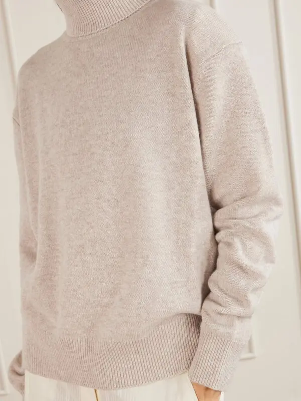THE FRANKIE SHOP Gala Wool And Cashmere-blend Turtleneck Sweater